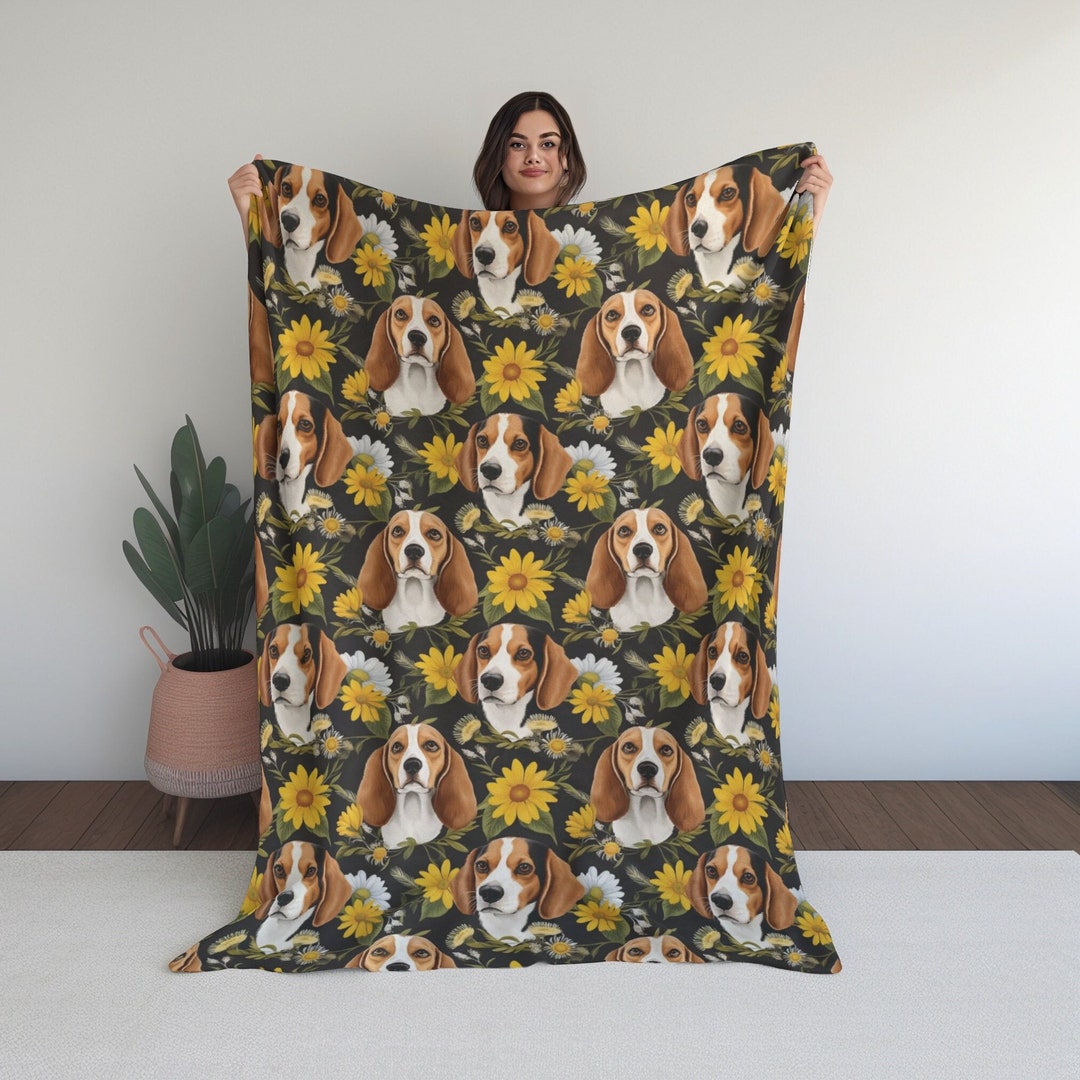 Beagle Blanket Gift for Beagle Mom, Present for Beagle, Beagle Dad ...