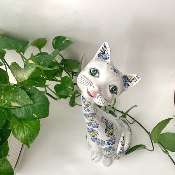 Italy Ceramic Cat - Etsy