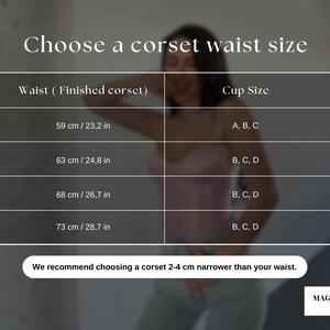 Elegant Corset With Busk, Shape & Push-up Corset With Cups for Prom ...