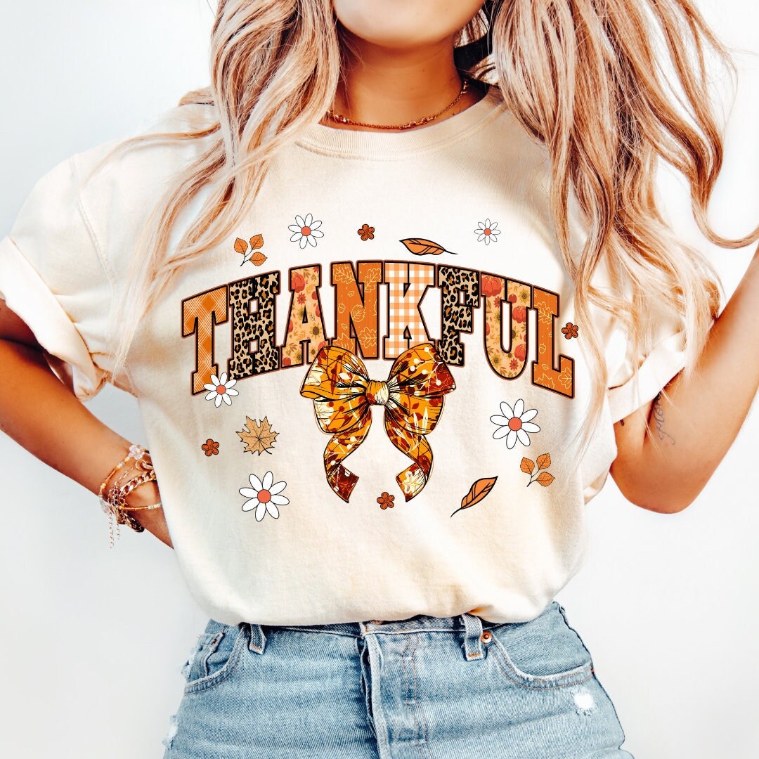 Thankful PNG, Coquette Fall Png, Autumn Pumpkin Png, Fall Vibes Png ...