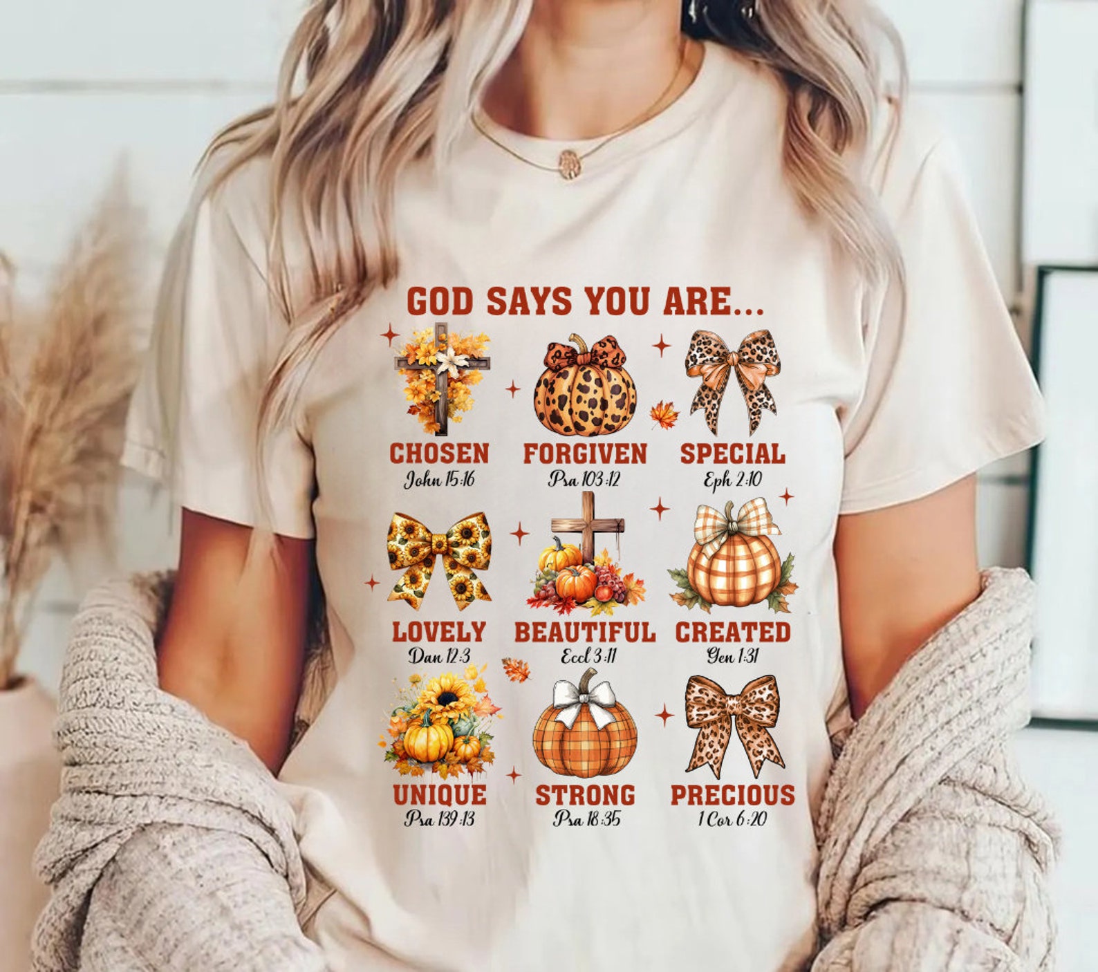 God Says You Are Fall PNG | Christian Fall PNG | Fall Shirt Design ...