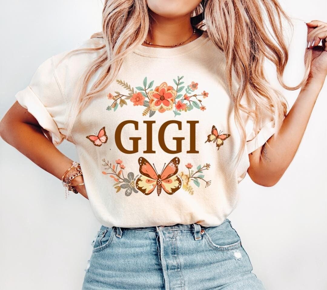 Floral Gigi PNG, Gigi Flower PNG, Mama Flower PNG, Gigi Floral, Grandma ...