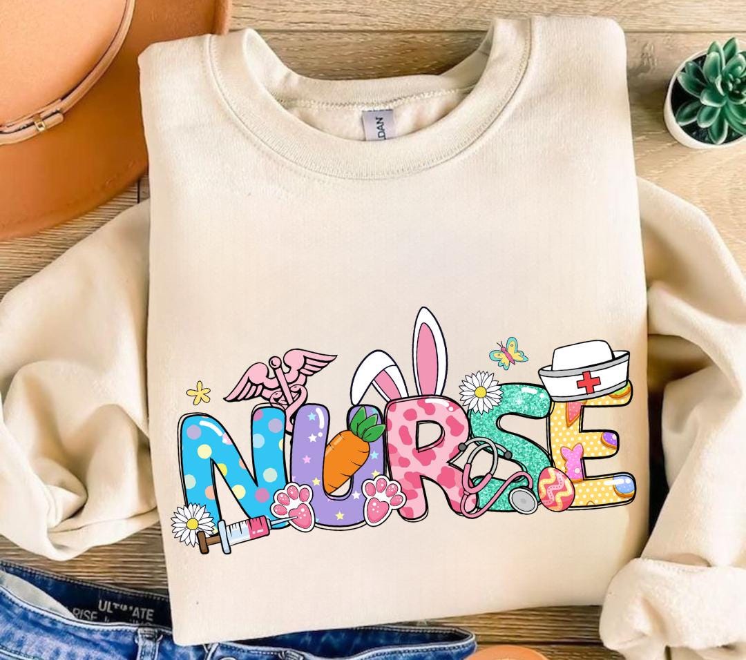Easter Nurse Png Sublimation, Bunny Nurse Png, Peeps Nurse Png, Easter ...