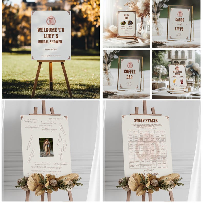 Western Wedding Sign Editable Template for Cowboy Weddings Rustic Decor ...