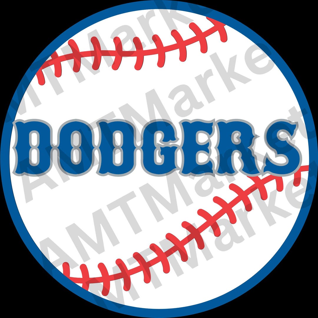 Baseball Dodgers Digital Design | Instant Download Team Art for Shirts ...