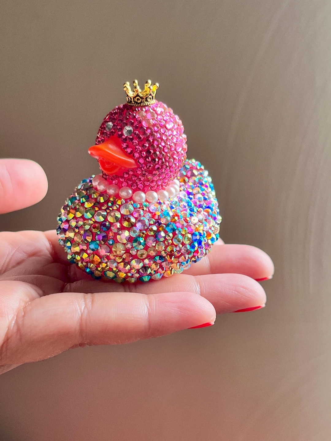 Rhinestone Queen Rubber Duck - Etsy