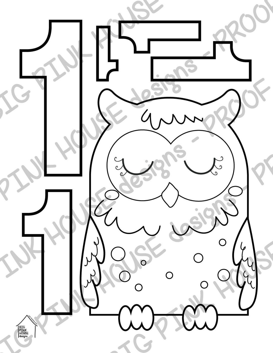 Printable Coloring Pages animal Theme Numbers 1-10 - Etsy