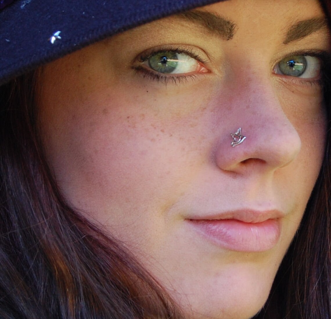 Peace Dove Nose Stud Bird Nose Ring Animal Nose Stud Big - Etsy Australia