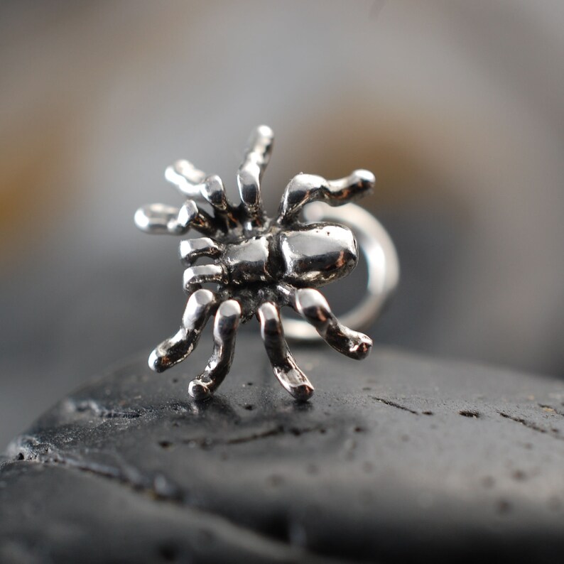 Badass Spider Nose Stud Insect Nose Jewelry Arachnid Nose - Etsy