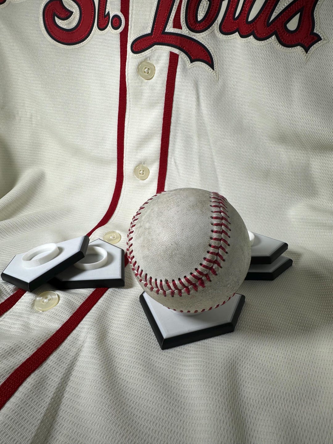 Baseball Display Stand - 3d Printed - Baseball Home Decor - Signed ...