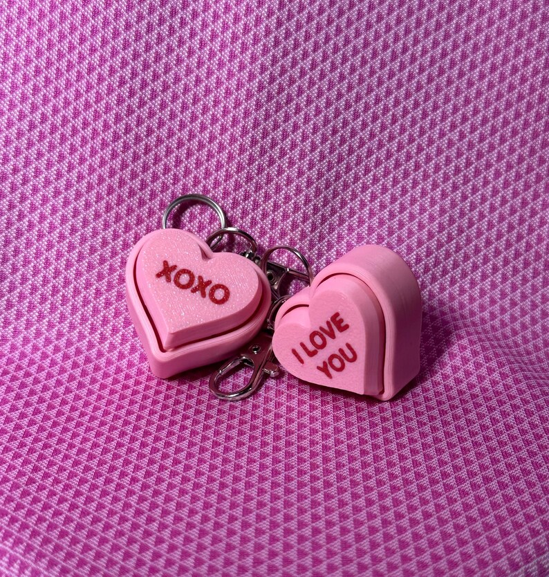 Conversation Hearts Clicker Fidgets - 3D Printed Fidgets - Fidget Multi ...