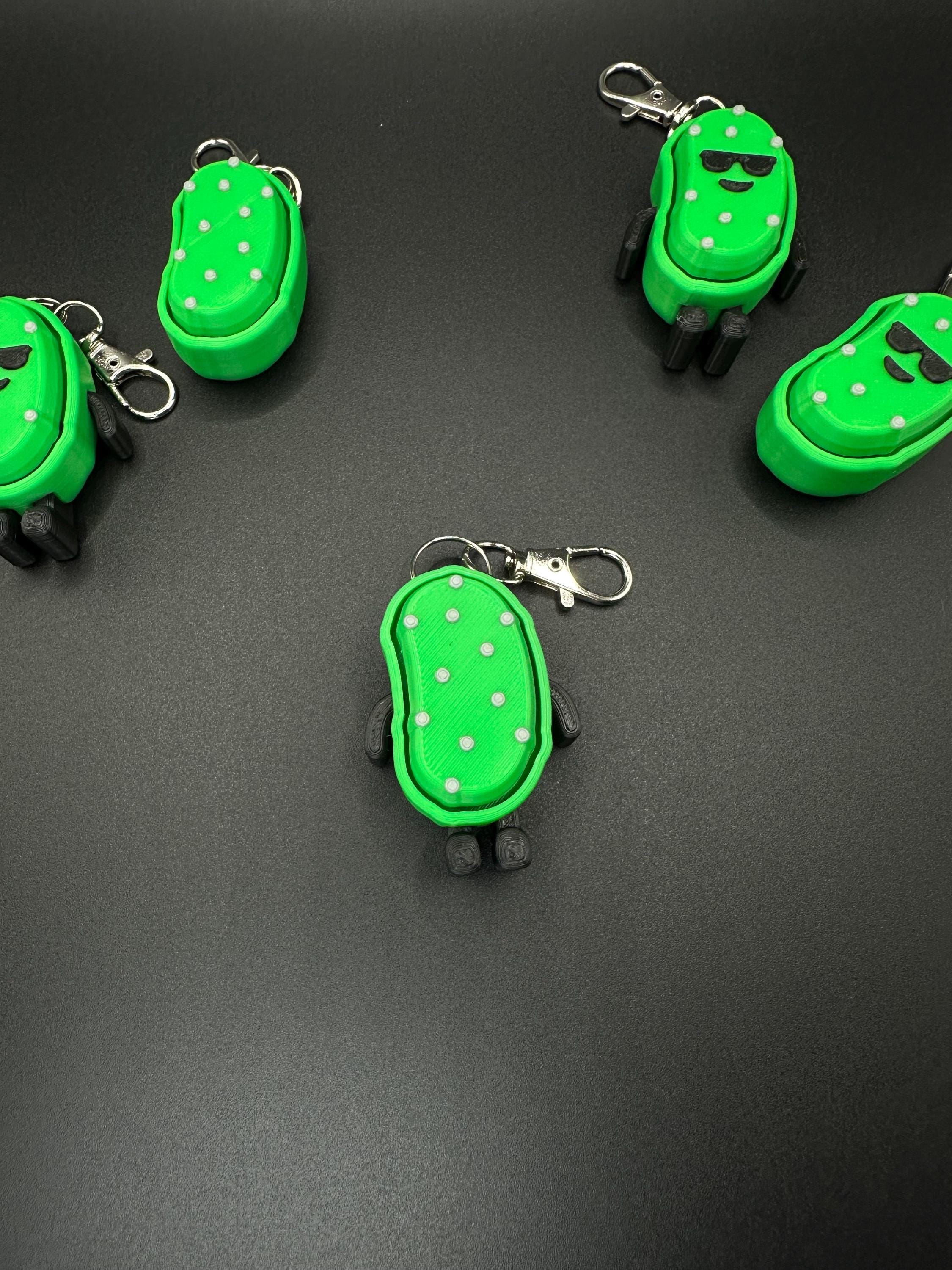Pickle Fidgets! - Clicker Fidget Keychains - 3D Printed Fidgets - Etsy
