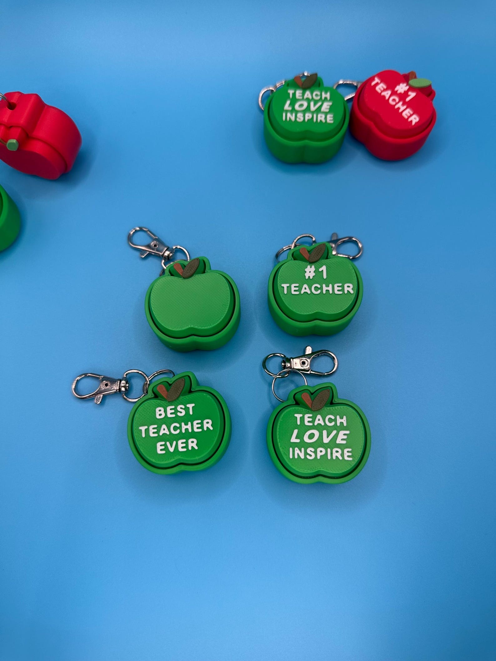Teacher Appreciation Apple Fidgets - 3D Printed Fidgets - Etsy