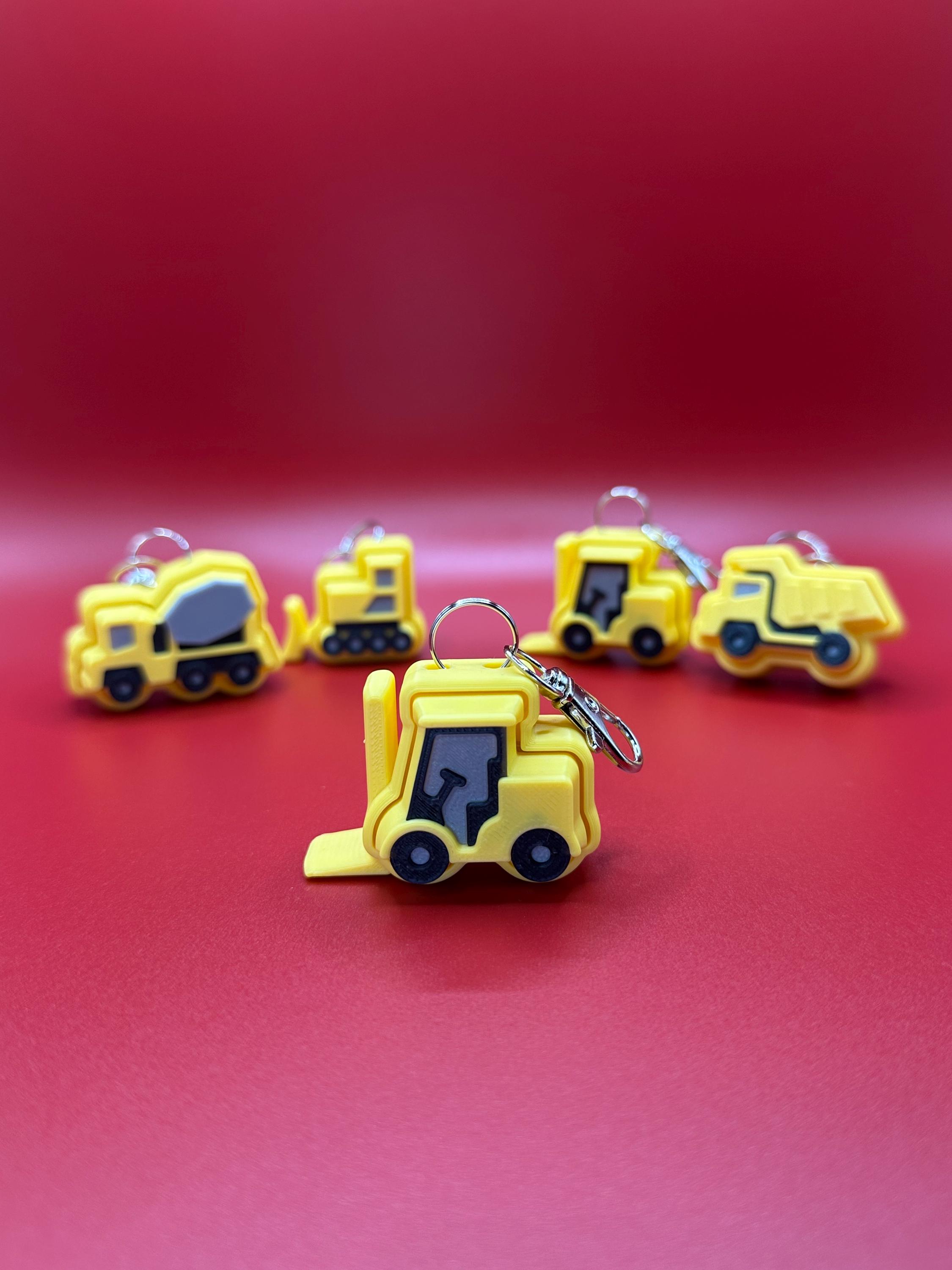 Construction Trucks Clicker Fidgets - 3D Printed Fidgets - Fidget Multi ...
