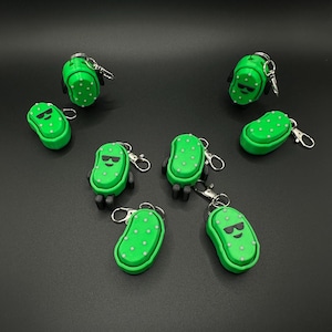Pickle Fidgets! - Clicker Fidget Keychains - 3D Printed Fidgets - Etsy