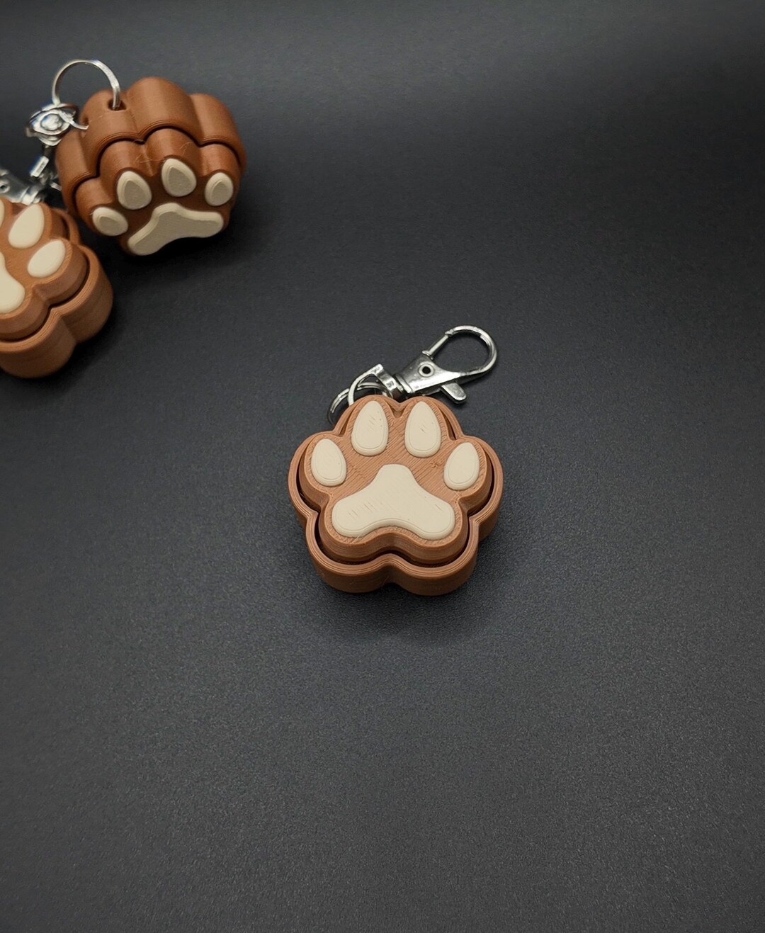 Dog Paw Clicker Fidgets - Small Version - Sensory Keychains - 3D ...