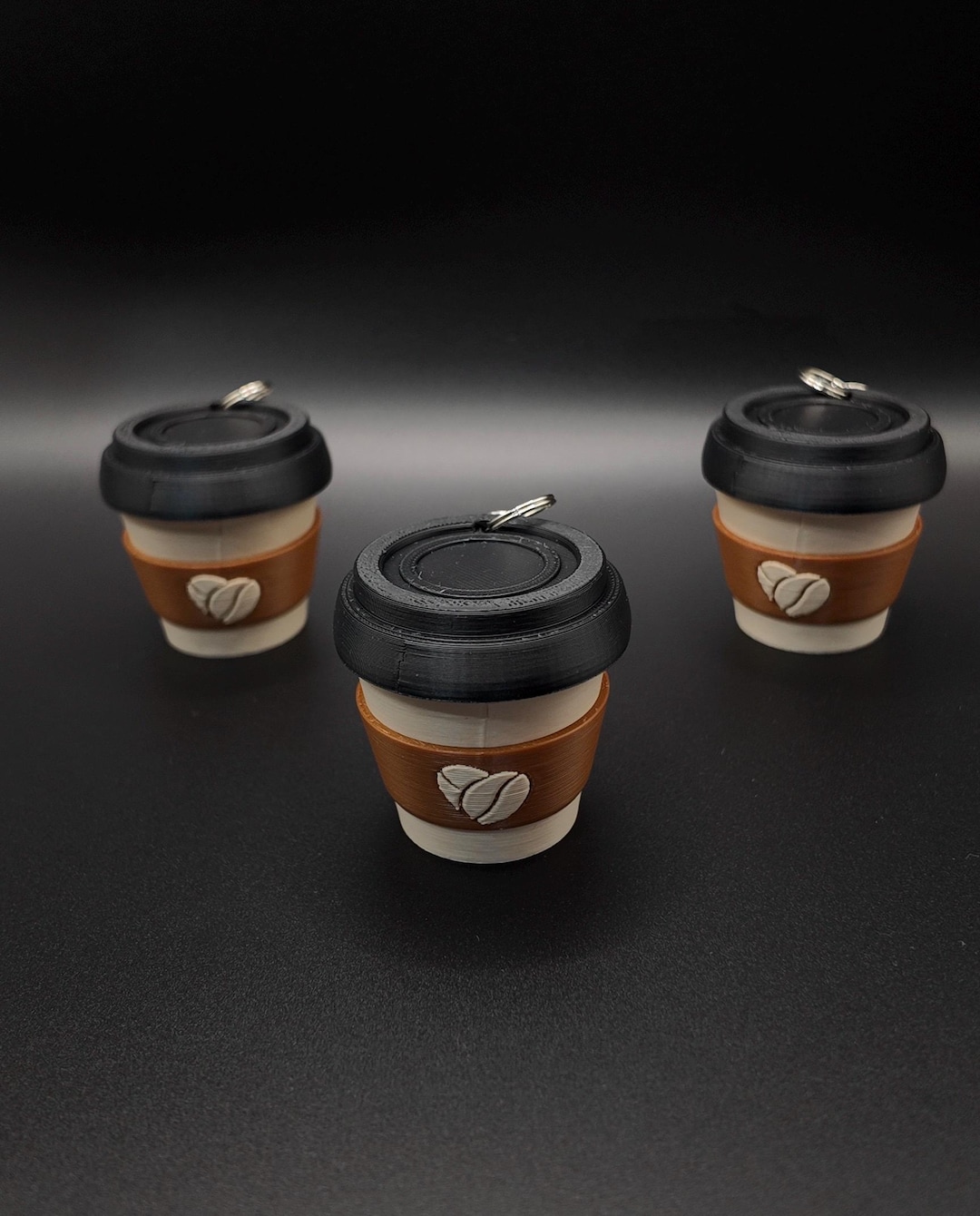 To-go Coffee Cup Fidgets! - Clicker Fidget Keychains - 3D Printed ...
