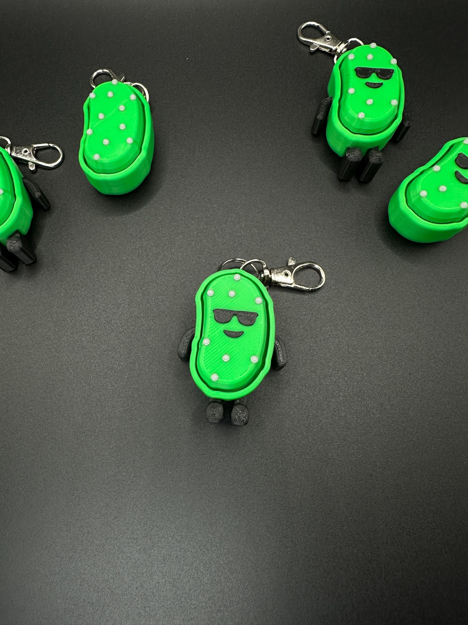 Pickle Fidgets! - Clicker Fidget Keychains - 3D Printed Fidgets - Etsy