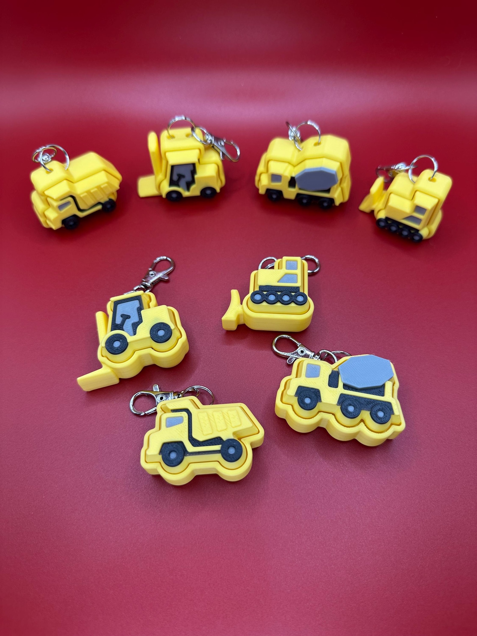 Construction Trucks Clicker Fidgets - 3D Printed Fidgets - Fidget Multi ...