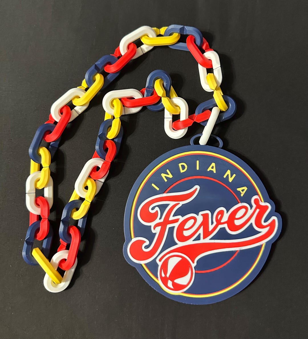 Indiana Fever Chain - Oversized Chain for Fans - 3D Printed - Etsy