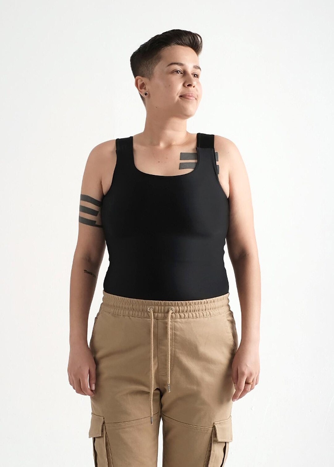 Genderbender Full Length Binder for Soft Chest Binding Compression Top ...