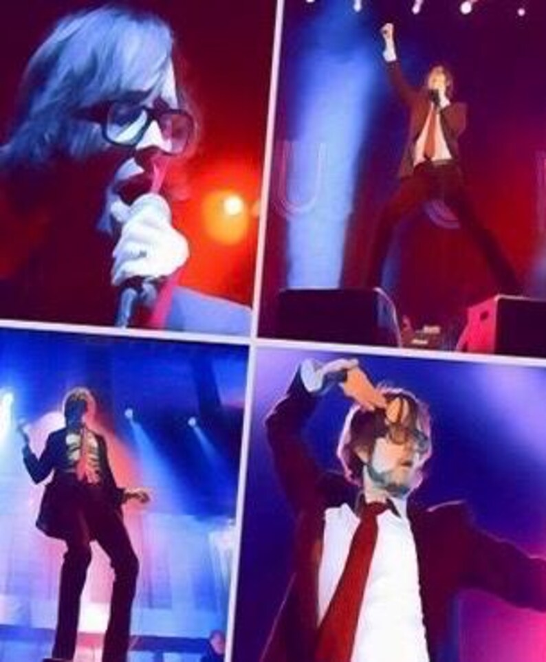 PULP Jarvis Cocker - Collage Print A3 and A4 Prints - Etsy UK