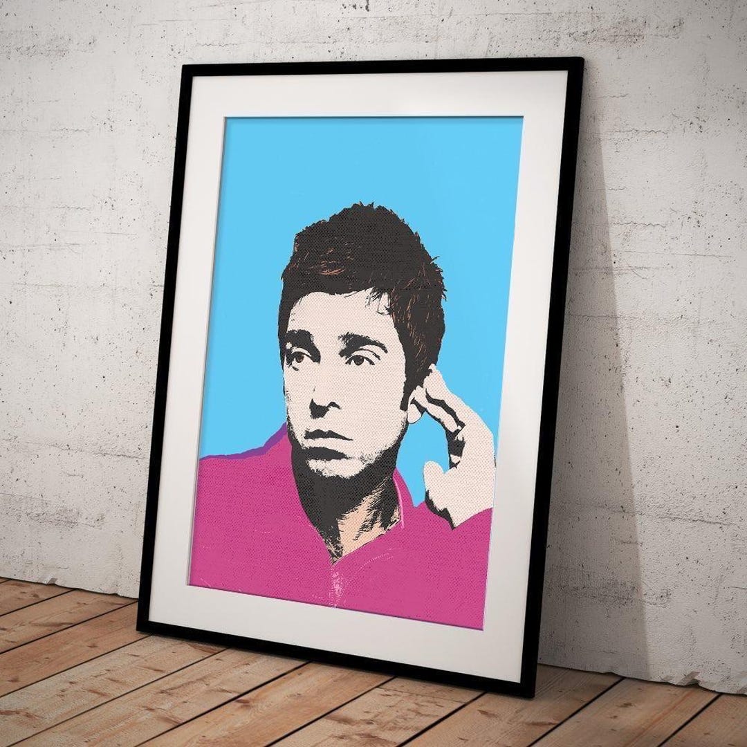 Noel Gallagher Oasis Pop Art A3 and A4 Prints - Etsy
