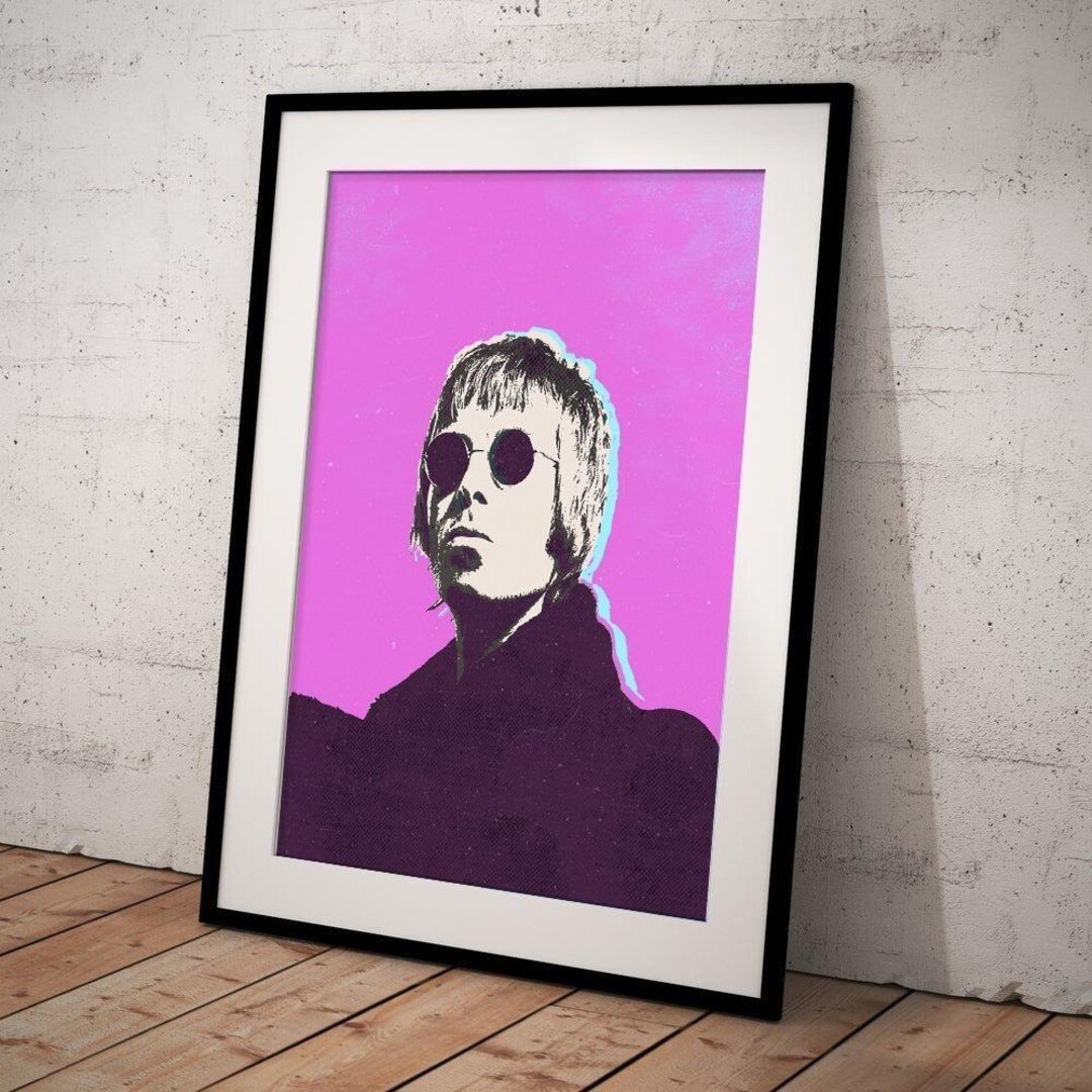 Liam Gallagher Oasis Pop Art A3 and A4 Prints - Etsy