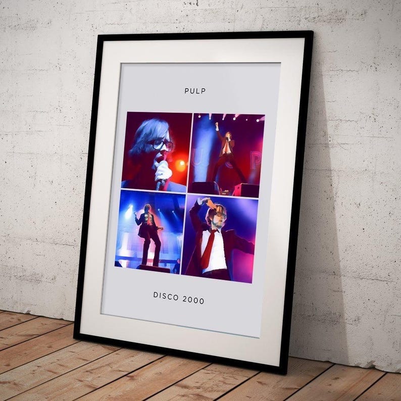 PULP Jarvis Cocker - Collage Print A3 and A4 Prints - Etsy UK