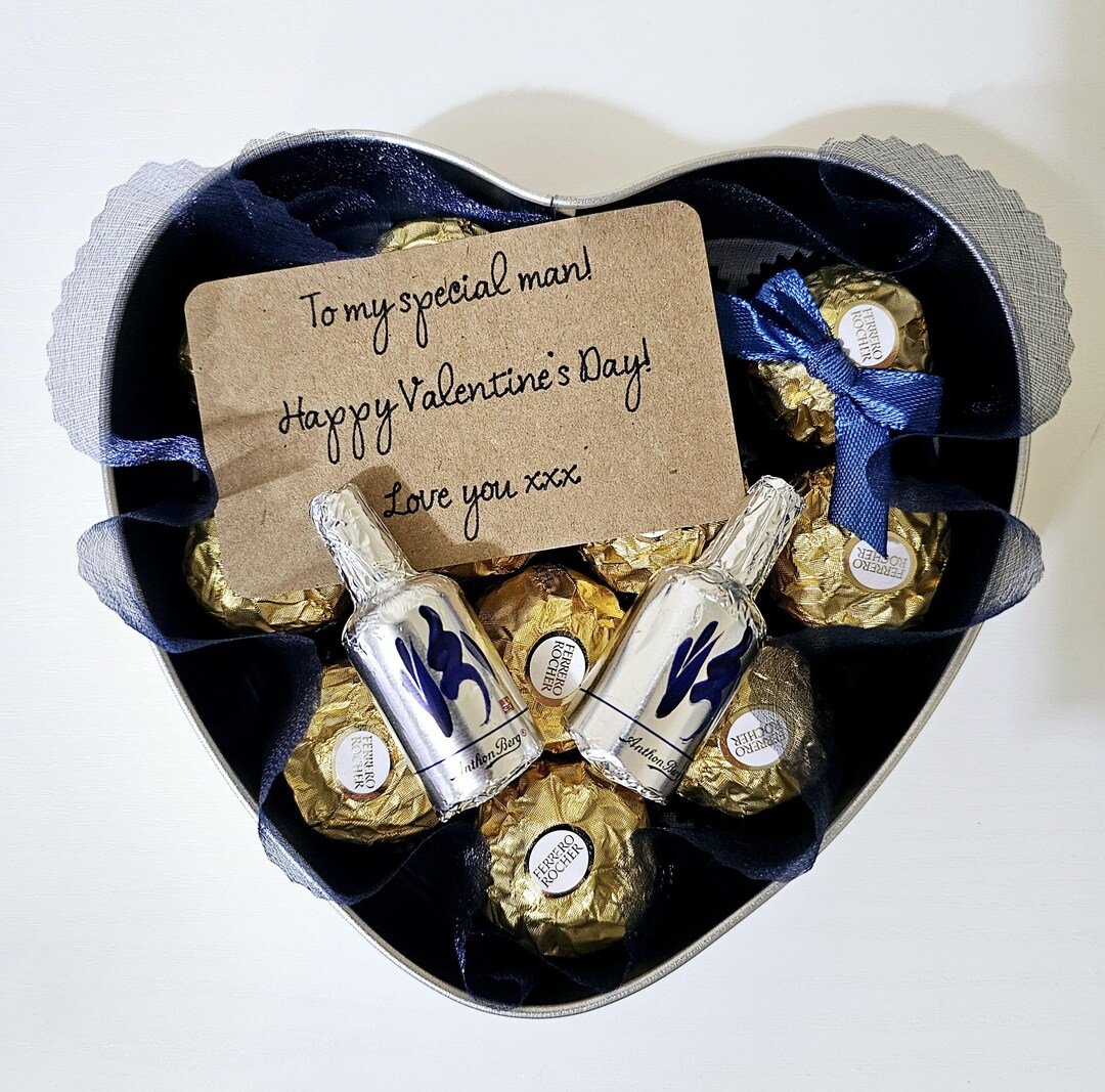 Personalised Gift for Him - Birthday / Anniversary Chocolate Gift Box ...