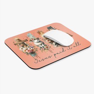 Faith Mouse Pad: Jesus Paid It All, Christian Home Decor - Etsy