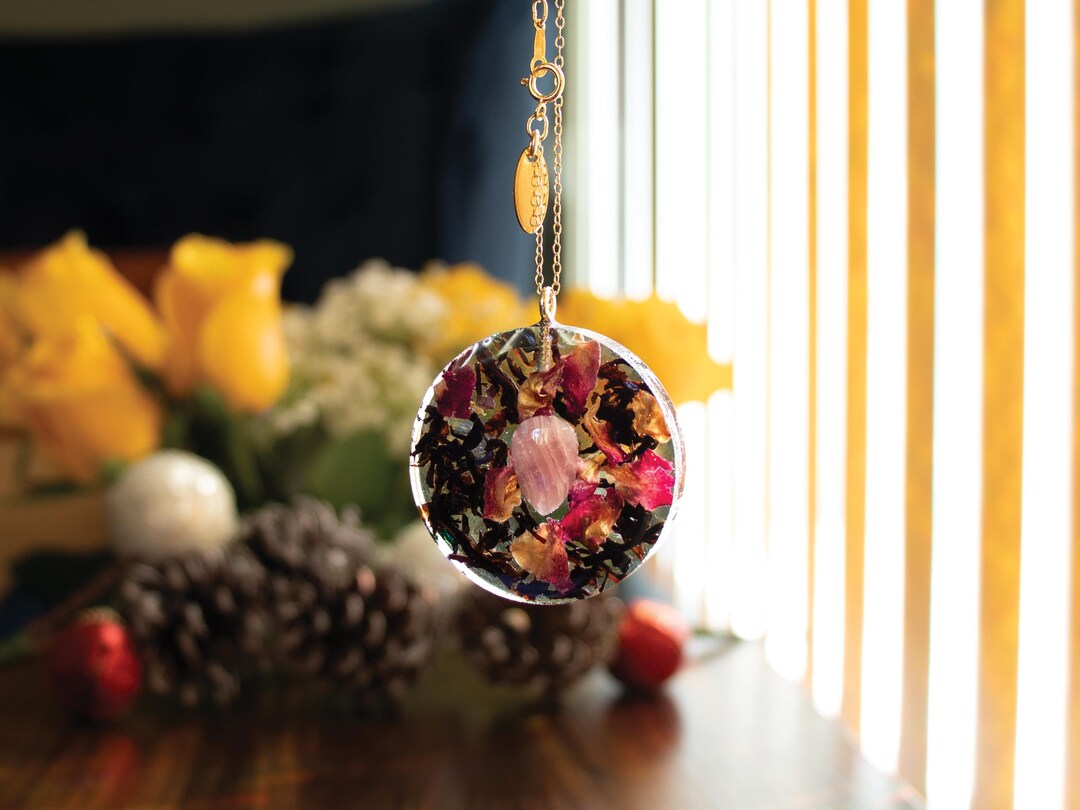 I AM Loved 14k GF Tea-infused Jewelry With AAA Rhodochrosite, Tea ...