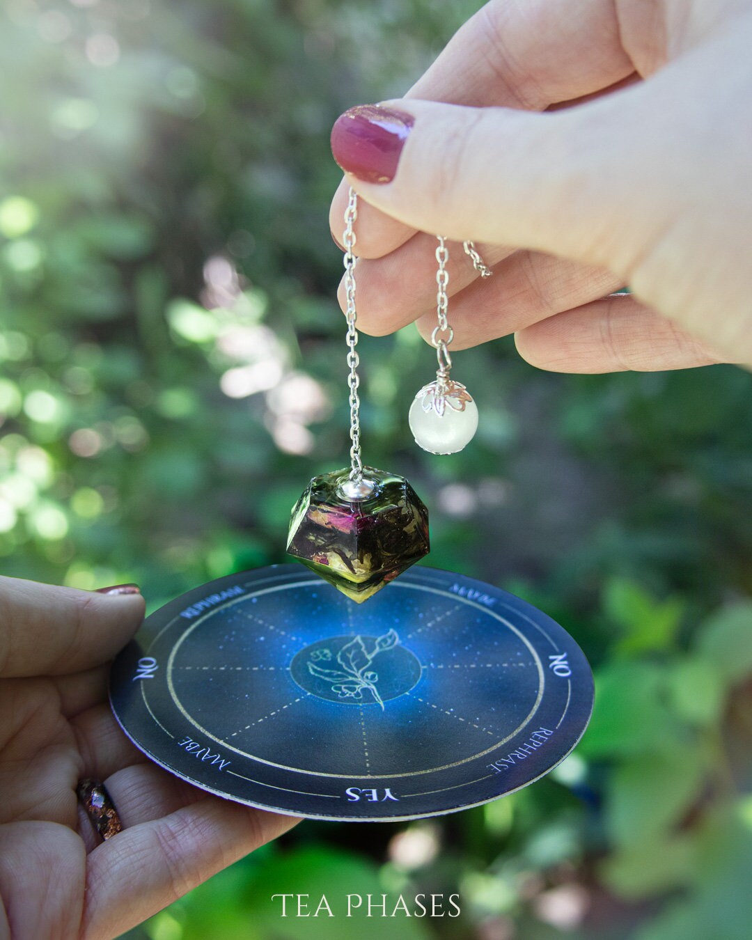 Double-sided Cosmic Pendulum Board pendulum Prayer & Ritual on Reverse ...