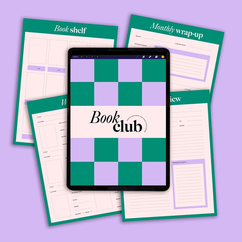 Popplanners: Reading Journal Track, Review, and Organise Your Books ...