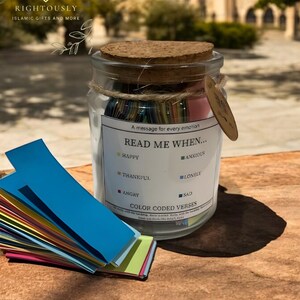 Quran Verses Jar Bundle, 99 Names of Allah Jar Bundle, Hadith Jar ...