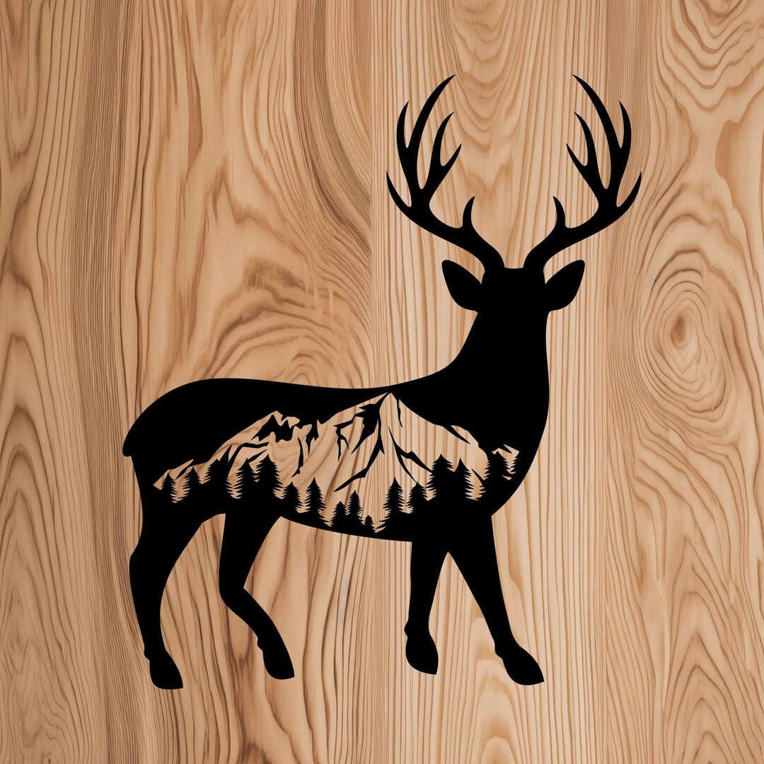 Deer 1 - Vinyl Sticker Decal for Car, Laptop, Water Bottle - Etsy