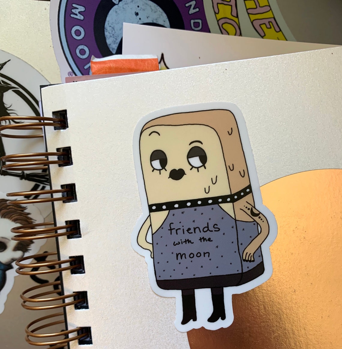 Butter Goth Sticker of the Summer Camp Island Character - Etsy