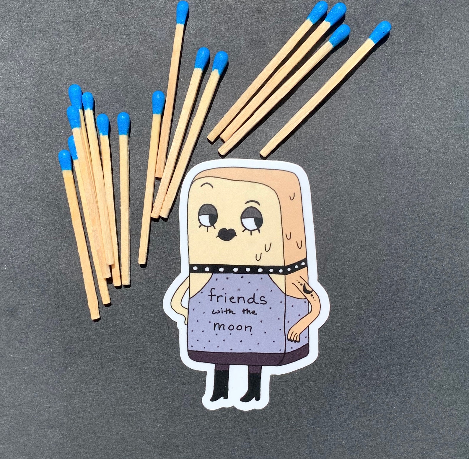 Butter Goth Sticker of the Summer Camp Island Character - Etsy