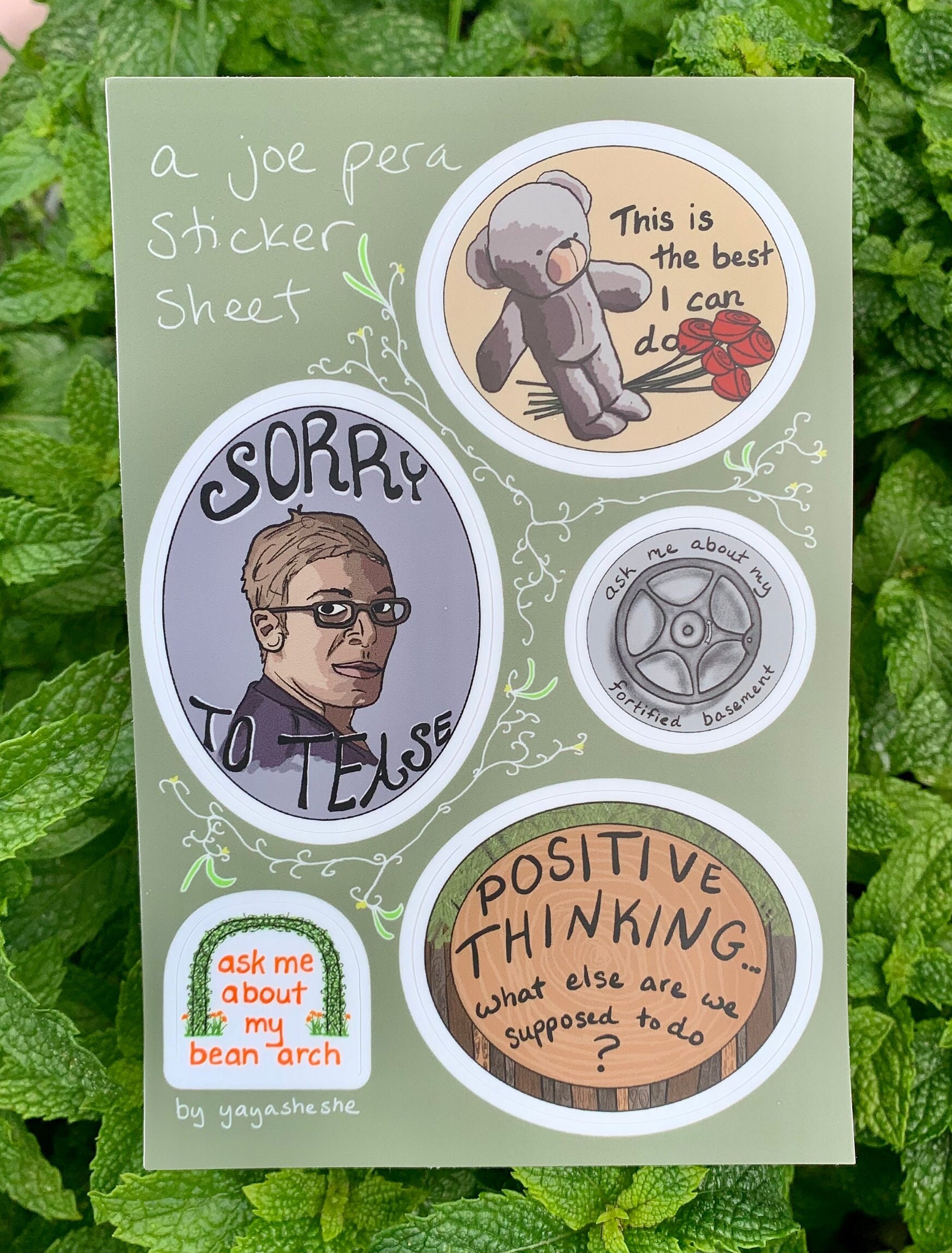 A Joe Pera Sticker Sheet - Etsy