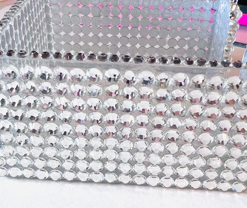 Bling /post Note Holders /glass Rhinestones/bedazzled - Etsy