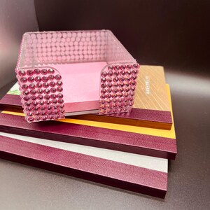 Bling /post Note Holders /glass Rhinestones/bedazzled - Etsy