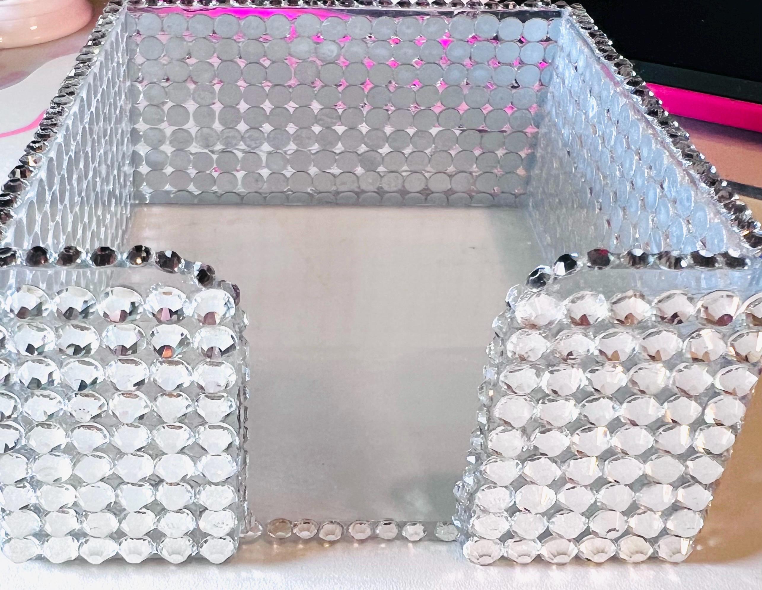 Bling /post Note Holders /glass Rhinestones/bedazzled - Etsy
