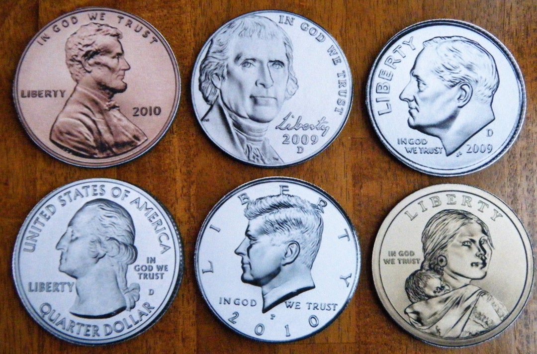 SUBLIMATED COIN COASTERS Set of 6 Absorbent Coasters Featuring Images ...