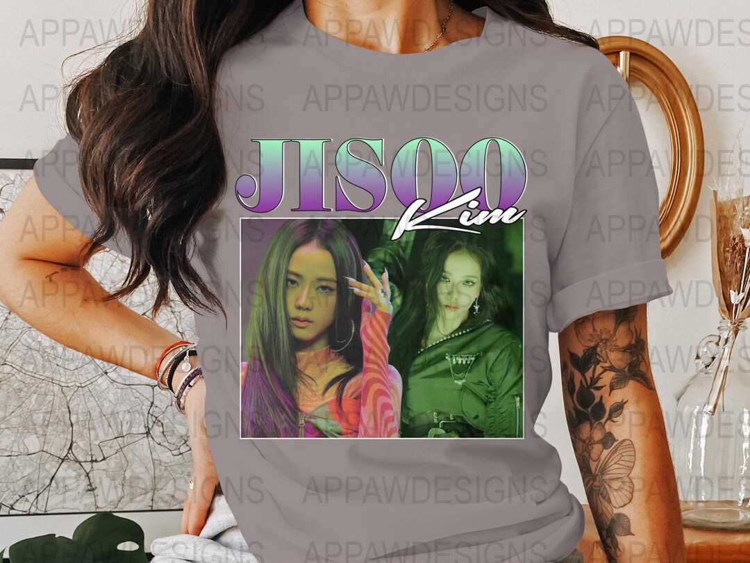 Jisoo Tshirt Design Digital Download, Kpop Music Fan Art for DIY ...