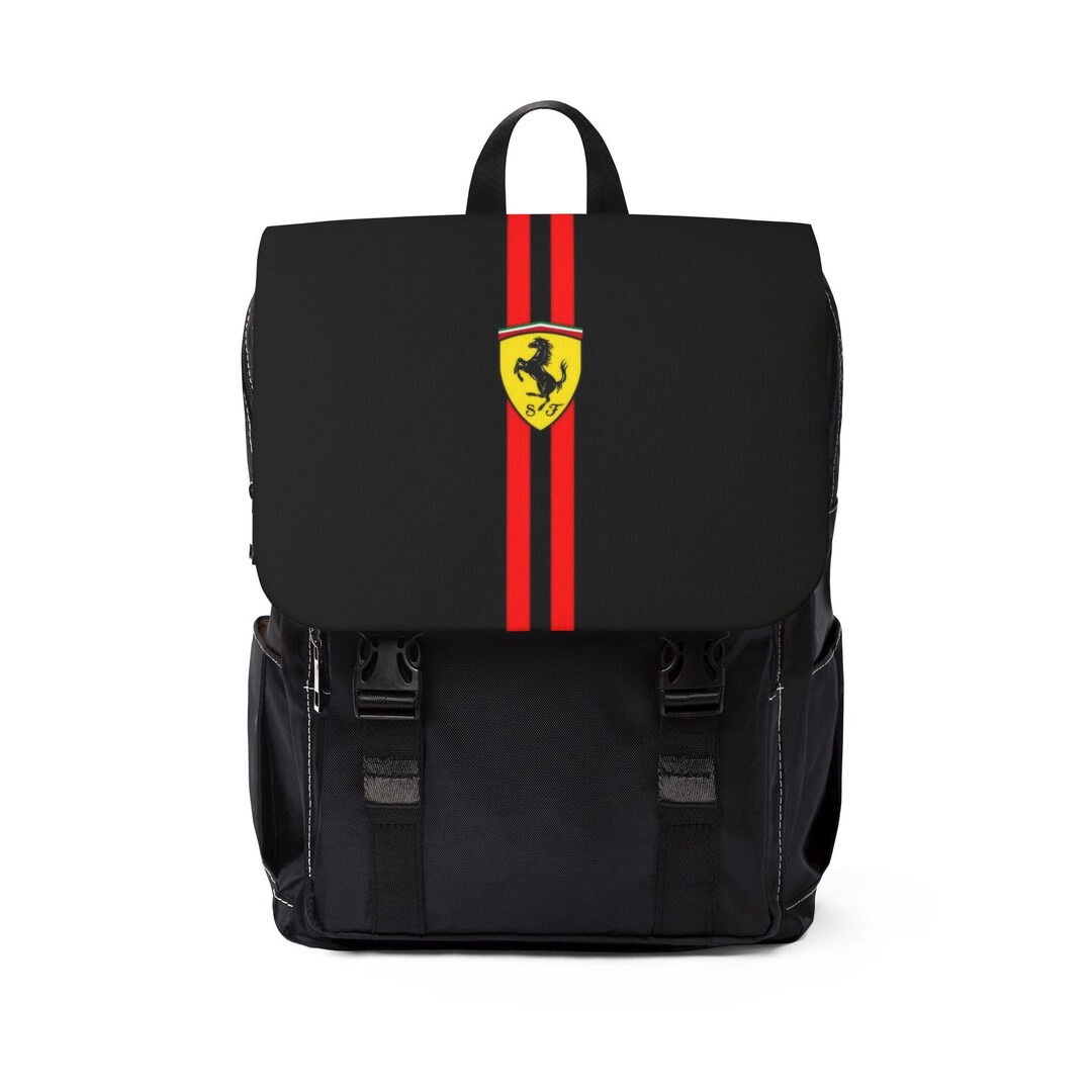 Formula 1 Ferrari Backpack, Racing Fan Gift, Travel Bag, Sports ...