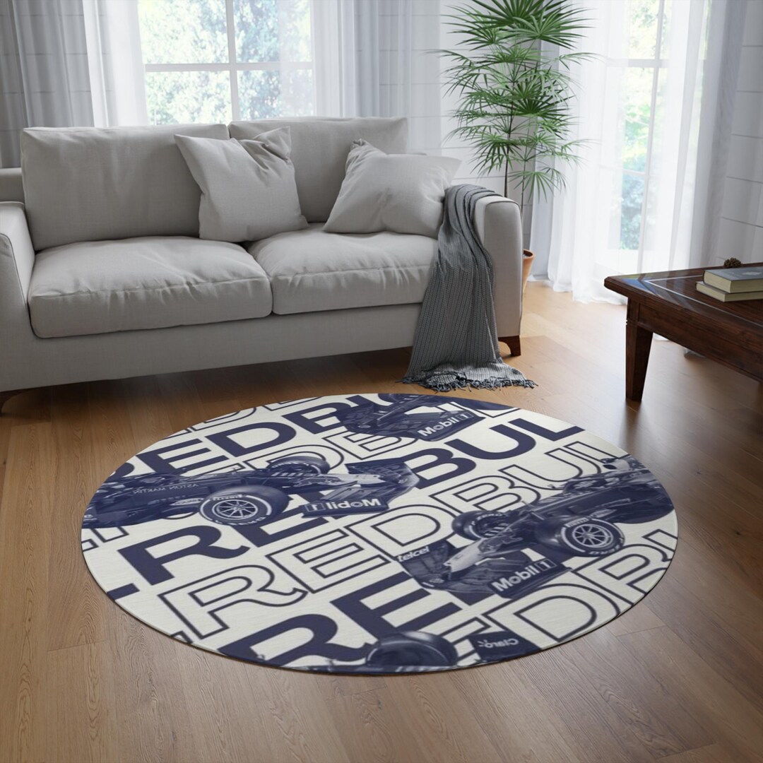 Round Rug Formula 1 Red Bull - Etsy