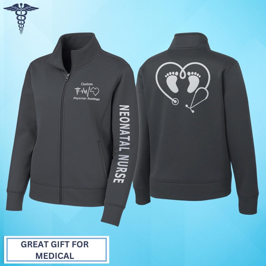 Custom Medical Jacket - Personalized Physician Assistant, Nurse, or ...
