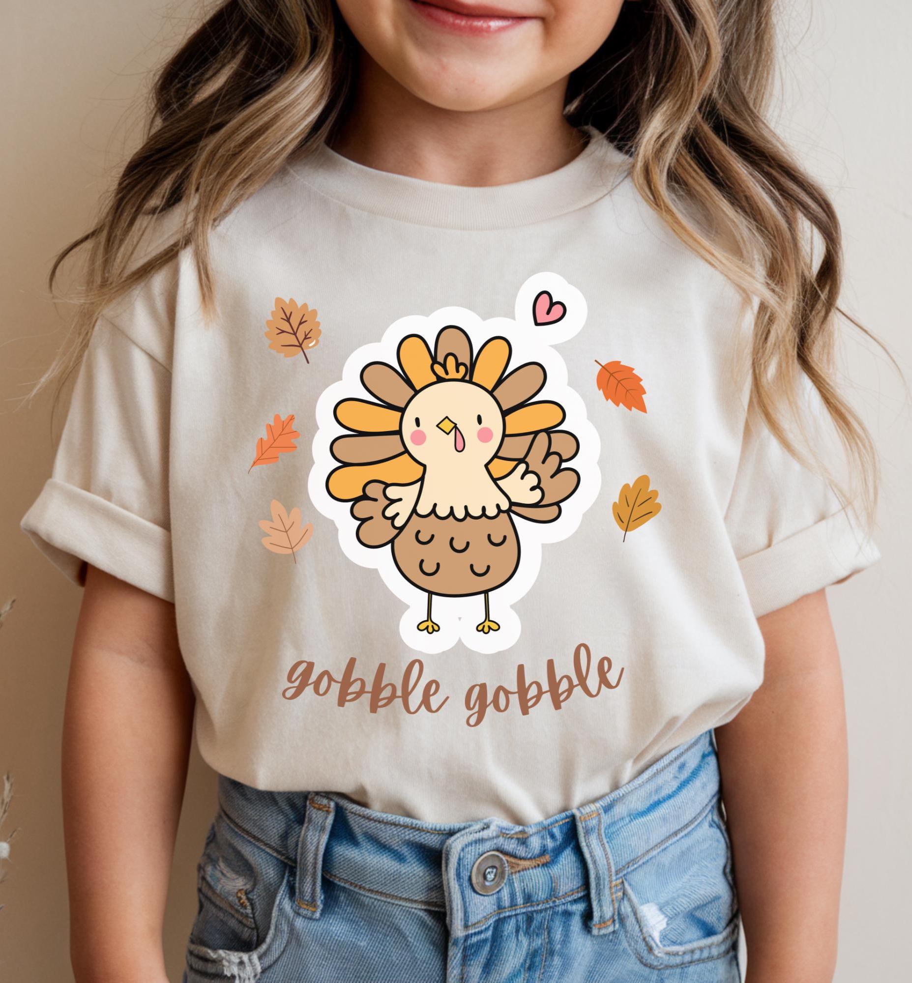 Cute Turkey PNG, Digital Download, Gobble PNG, Thanksgiving Turkey PNG ...