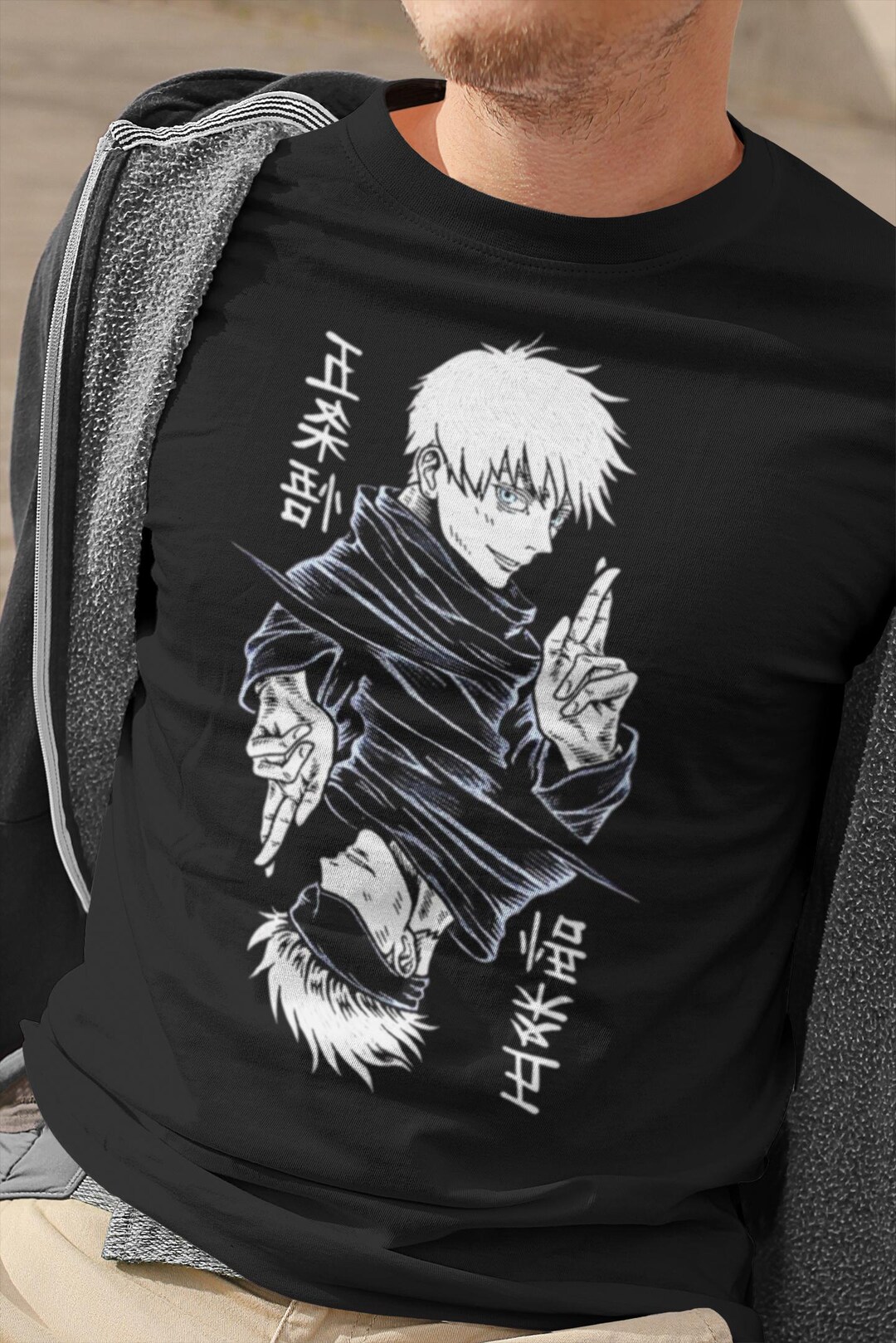 Gojo Shirt, Satoru Shirt, Jujutsu Kaisen Shirt, Gojo Clan, Anime Fan ...