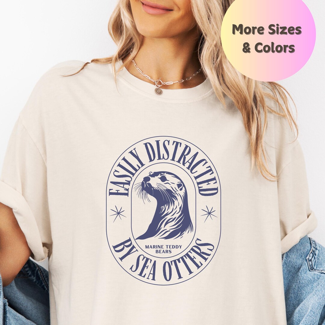 Retro Sea Otter Shirt, Vintage Animal Tees, Gift for Sea Animal Lover ...